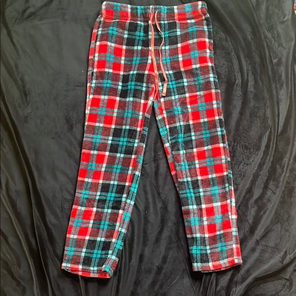 Pajamas | Kids Plaid Pajama Bottoms Red Green Black | Poshmark